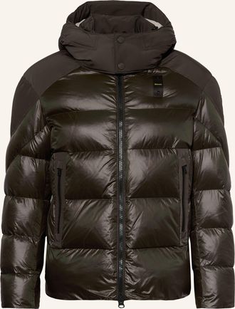 Blauer Steppjacke Kiernan Mit Abnehmbarer Kapuze gruen