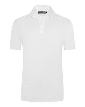 Trusted Handwork Glattes Poloshirt aus Pima-Baumwolle in