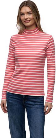 Street One Gestreiftes Shirt Striking Coral 46