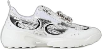 Roger Vivier Viv on the Run Baskets - Femme - Chaussures - Blanc - Taille: 35 EU