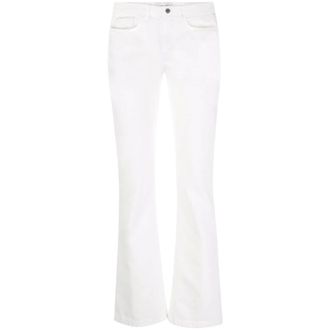 Alberta Ferretti Femme, Jeans, Blanc, Taille: 40 FR Jean Bootcut