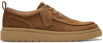 Clarks Mixte Polden MOC Shoes, Cola Suede, 39.5 EU
