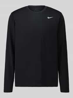 Nike Regular Fit Sport-Langarmshirt mit Rundhalsausschnitt