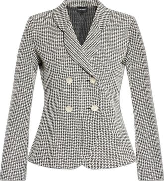 Emporio Armani Femme, Vestes, Noir, Taille: 40 FR Blazer crois&eacute;
