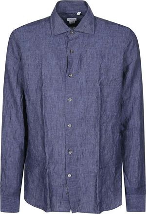 Orian Orian, Homme, Chemises, Bleu, Taille: 2XL Long Sleeve Slim Shirt