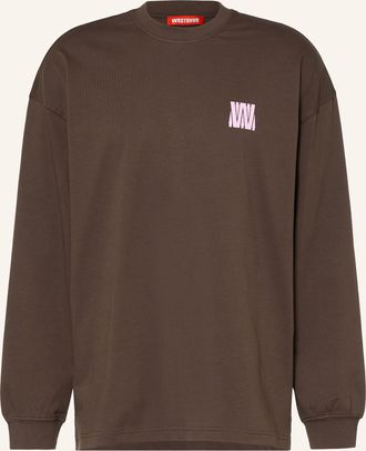 Worst Behavior Wrstbhvr Longsleeve Studio v14 braun