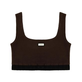 Entire studios Cotton Top - - Sport - Damen - Braun - XS