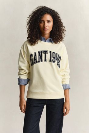 GANT Damen Graphic Rundhals-Sweatshirt (XXXL) VANILLA Gelb