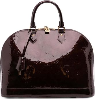 Louis Vuitton sac à main monogrammé Alma GM (2012) - Rouge