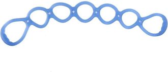 ZJchao 7-Loch Fitness Yoga Seil Band Bein Stretch Gürtel Zugseil Muskelkraft Training Yoga Körper Fitness Dehnung Elastische Flexible Spannung (Blau)