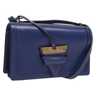 Loewe Pre-owned Leder Schultertasche - - Pre-owned - Damen - Blau - ONE SIZE