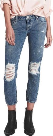One Teaspoon Blaue gewaschene Regular-Fit-Jeans - - Jeans - Damen - Blau - W30