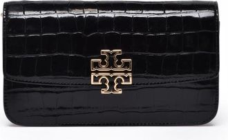 Tory Burch Femme, Sacs, Noir, Taille: ONE Size Britten Embossed Chain