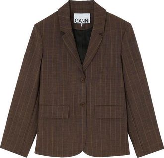 Ganni Blazer - Dunkelbraun