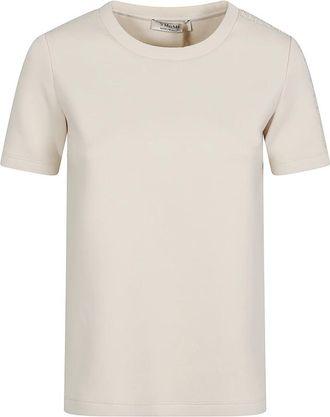 Max Mara Femme, Tops, Beige, Taille: 40 FR T-shirt basique