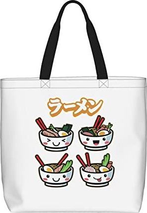 Generic Sac De Courses Mod&egrave;le De Soupe De Nouilles Ramen Sac &Agrave; Bandouli&egrave;re En Toile Lavables Personnaliser Sacs En Toile, Pour Shopping, Burea, Tous Les Jours
