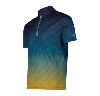 F.lli Campagnolo T-Shirt CMP Radshirt f&uuml;r Herren mit durchgehendem Rei&szlig;verschluss