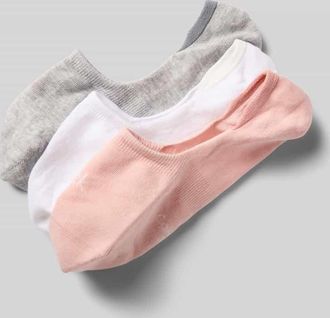 Calvin Klein Socken mit Logo-Stitching Modell Footie im 3er-Pack