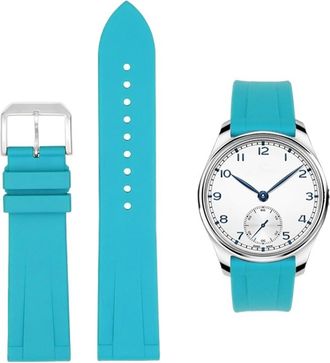 Generic Fluorkautschuk-Uhrenarmband f&uuml;r Pilot Portofino Band f&uuml;r Armband Schnellverschlussarmband 20mm 22mm