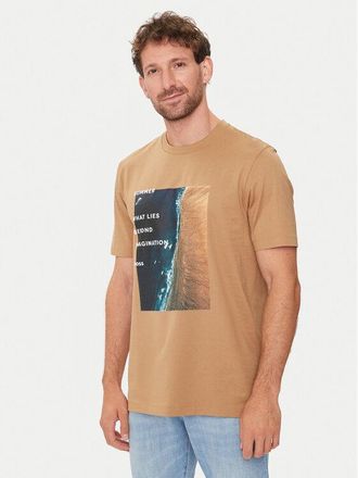 HUGO BOSS T-Shirt Tiburt 388 50512132 Beige Regular Fit