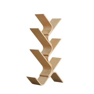 Generic Baumf&ouml;rmiges B&uuml;cherregal mit 3-8 Ebenen, kreativ gebogenes vertikales B&uuml;cherregal, Aufbewahrungsregal for B&uuml;cher, CDs und Zeitschriften(Color 1,6-Tier