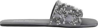 Miu Miu Pantolette 232 - - Shoes - Damen - Grau - 40 EU