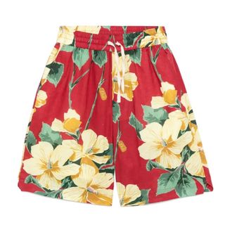 Drôle de Monsieur Homme, Shorts, Multicolore, Taille: XL Shorts Bermuda Rouges Confort Style