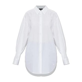 Emporio Armani Klassisches Hemd - - Blouses & Shirts - Damen - Wei&szlig; - S