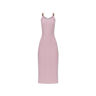 Versace Tr&auml;gerkleid - - Dresses - Damen - Rosa - S