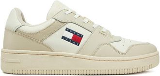Tommy Jeans Sneakers Tjm Retro Basket Ess EM0EM01395 Écru