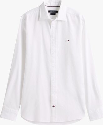 Tommy Hilfiger Chemise gauffr&eacute;e en coton m&eacute;lang&eacute;e