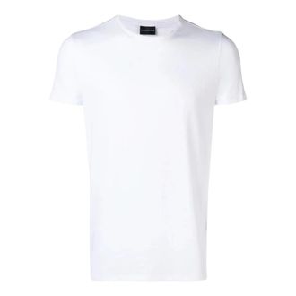 Emporio Armani T-shirt &agrave; manches courtes - Homme - Tops - Blanc - Taille: 2XL