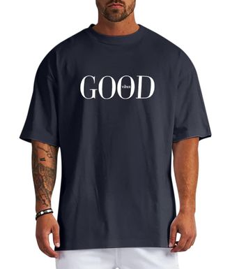 Minetom Herren T-Shirt Oversize Fit Kurzarm Oberteil mit Rundhals S&uuml;ssigkeiten Farben Candy Colors Weit Geschnittenes Lang Tee Einfarbig Basic Shirt T Shirts 