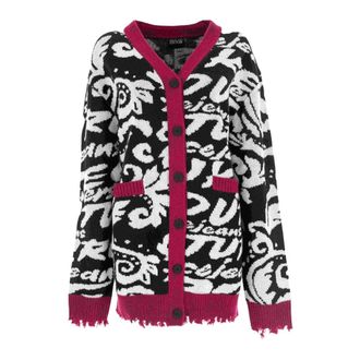 Versace Jeans Couture Stilvolle Sweaters Kollektion - - Knitwear - Damen - Mehrfarbig - L