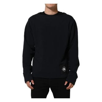 Dolce & Gabbana Rundhals-Sweatshirt - - Sweatshirts & Hoodies - Herren - Blau - 2XL