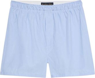 Brooks Brothers Micro Stripe Cotton Boxer - - Underwear - Herren - Blau - 2XL