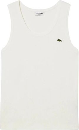 Lacoste Rippstrick-Top - - Tops - Herren - Wei&szlig; - M