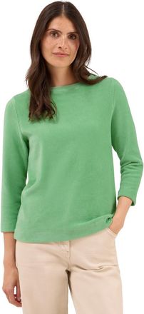 Cecil Damen 3228110 Cordshirt in Unifarbe, Fennel Green, X-Large