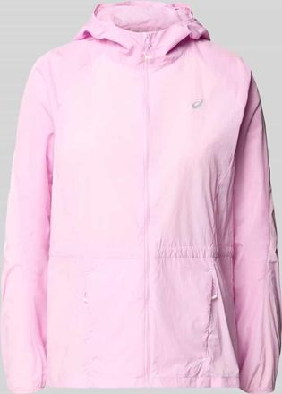 Asics Jacke mit Kapuze und Logo
