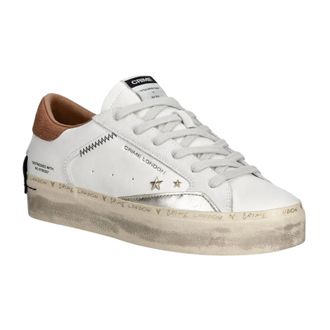 Crime London Distressed Platform - Femme - Chaussures - Blanc - Taille: 40 EU