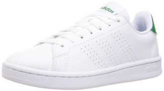 adidas Herren Advantage Shoes, Cloud White/Cloud White/Green, 46 EU