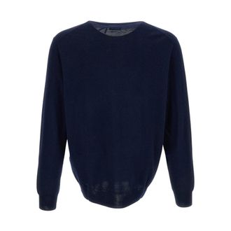 Polo Ralph Lauren Waschbarer Merinowollpullover - - Knitwear - Herren - Blau - XL