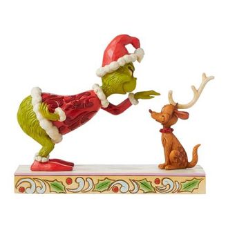 Enesco Jim Shore 6008889 Figurine Grinch Grinch Patting Max