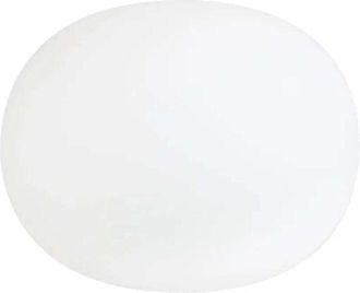 FLOS [GEBRAUCHT] B-Ware Flos Wandleuchte Lampe Glo Ball Glas Wei&szlig; E27 Mundgeblasen 33cm