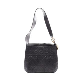 Dior Pre-owned Lady Dior Leder Schultertasche - - Pre-owned - Damen - Schwarzk - ONE SIZE