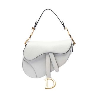 Dior Pre-owned Saddle Bag mit D-Akzent - - Pre-owned - Damen - Wei&szlig; - ONE SIZE