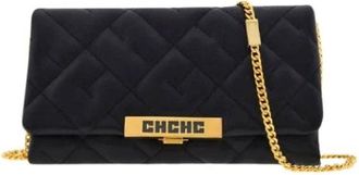 Carolina Herrera Femme, Sacs, Noir, Taille: ONE Size Bimba 1 Small Clutch
