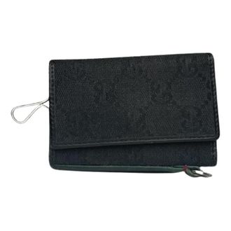 Gucci Pre-owned Cotton Schl&uuml;sselanh&auml;nger - - Pre-owned - Damen - Schwarzk - ONE SIZE