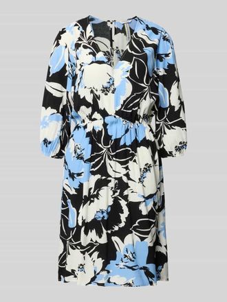 Zabaione Knielanges Kleid aus Viskose im Allover-Look Modell Fe44li