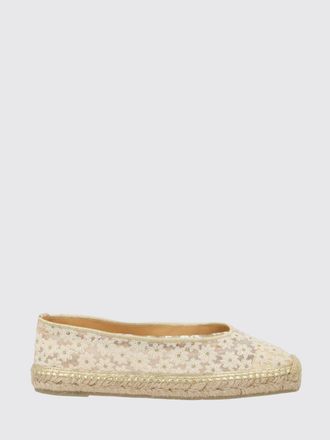 Castaner Espadrilles Paoli en raphia avec broderie florale et talon bas